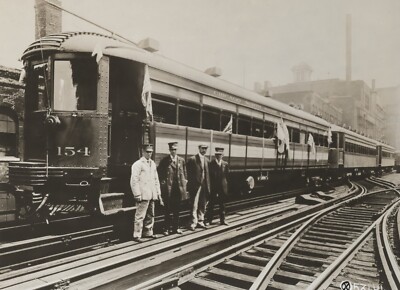 Chicago North Shore & Milwaukee Special Train 1919 5 x 7 Photo | eBay