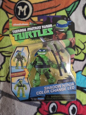 Playmates Teenage Mutant Ninja Turtles Shadow Ninja Color Change Leo ...