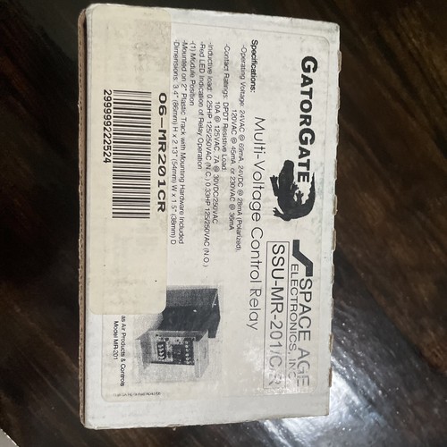 GatorGate SSU-MR-201/C/R Multi-Voltage Control Relay | eBay