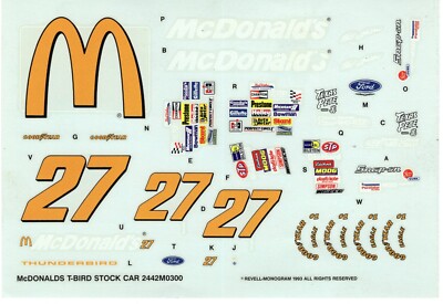 Monogram | No. 2442 | 1:24 Hut Strickland's #27 McDonald's Ford ...