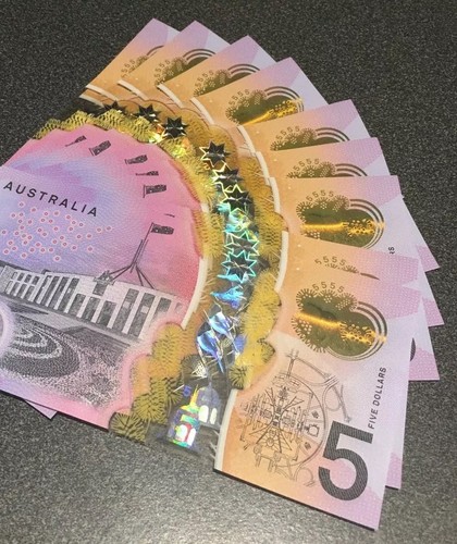 🌟 1x 2016 $5 Australian Dollar Notes - UNC -Polymer - General Prefix ...
