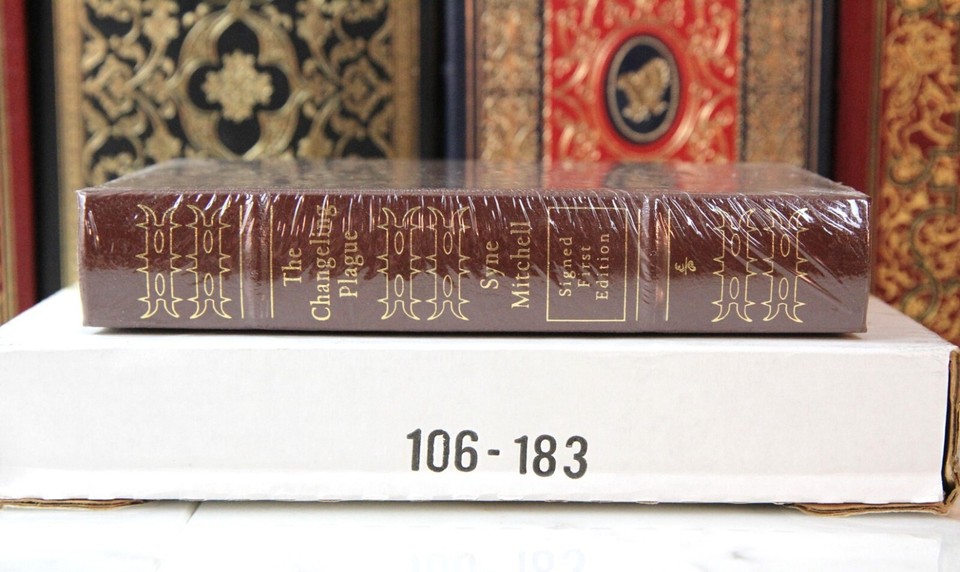 CHANGELING PLAGUE Syne Mitchell Easton Press🖋SIGNED 1ST ED SCI FI🖋 ...