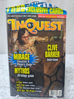 Inquest Magazine #19 November 1996 Magic The Gathering NEW SEALED w ...