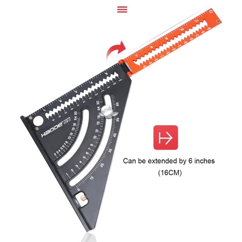 Woodworking Scribe Scale Ruler Multifunctional Metric Inch Scribe ...