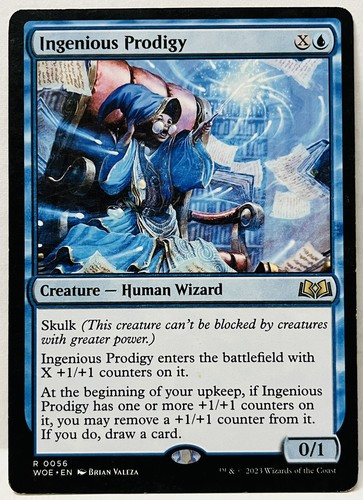 MTG Magic the Gathering Ingenious Prodigy (56/475) Wilds of Eldraine LP ...