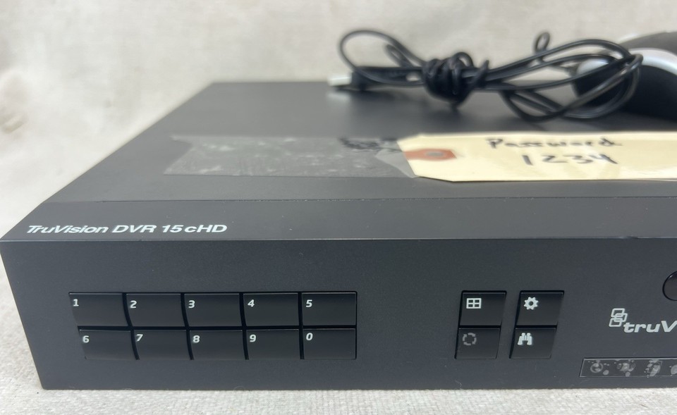 TruVision Interlogix TVR-1504CHD-2T 4 Channel HD-TVI Digital Video ...