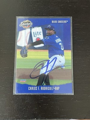 2023 Carlos Rodriguez Choice Rookie Minor League Biloxi Shuckers ...