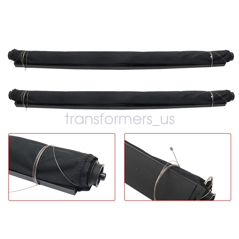 Fit BMW Mini 2014-2019 Black Sunroof Shade Roll-up Cover 54109451245 2X ...