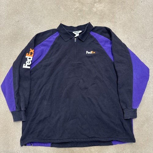 Fedex Stan Herman VF Imagewear Zip Up Long Sleeve Zip XXL some wear ...