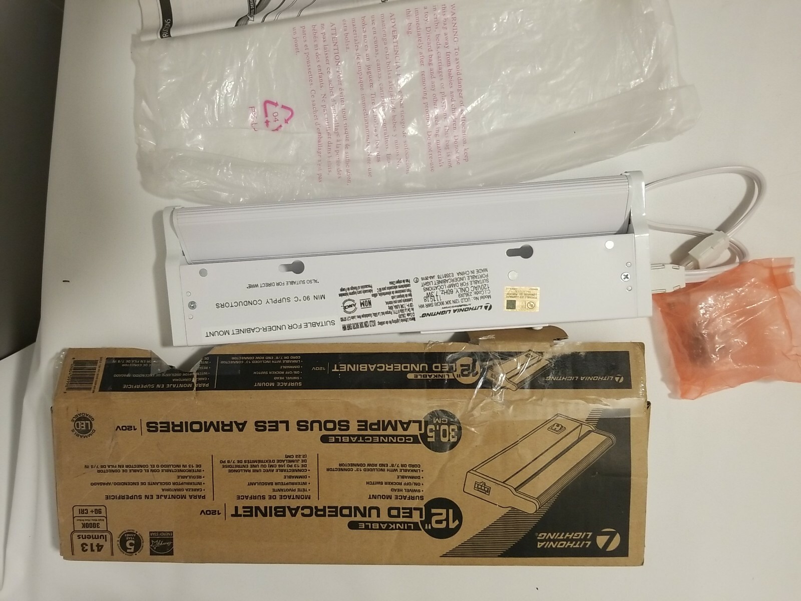 Lithonia Lighting UCLD 12" LED Linkable Under Cabinet Light (New open ...