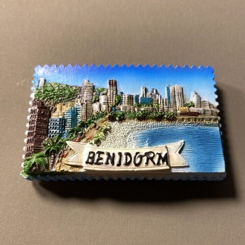 Benidorm Spain Tourist Travel Souvenir 3D Resin Refrigerator Fridge ...