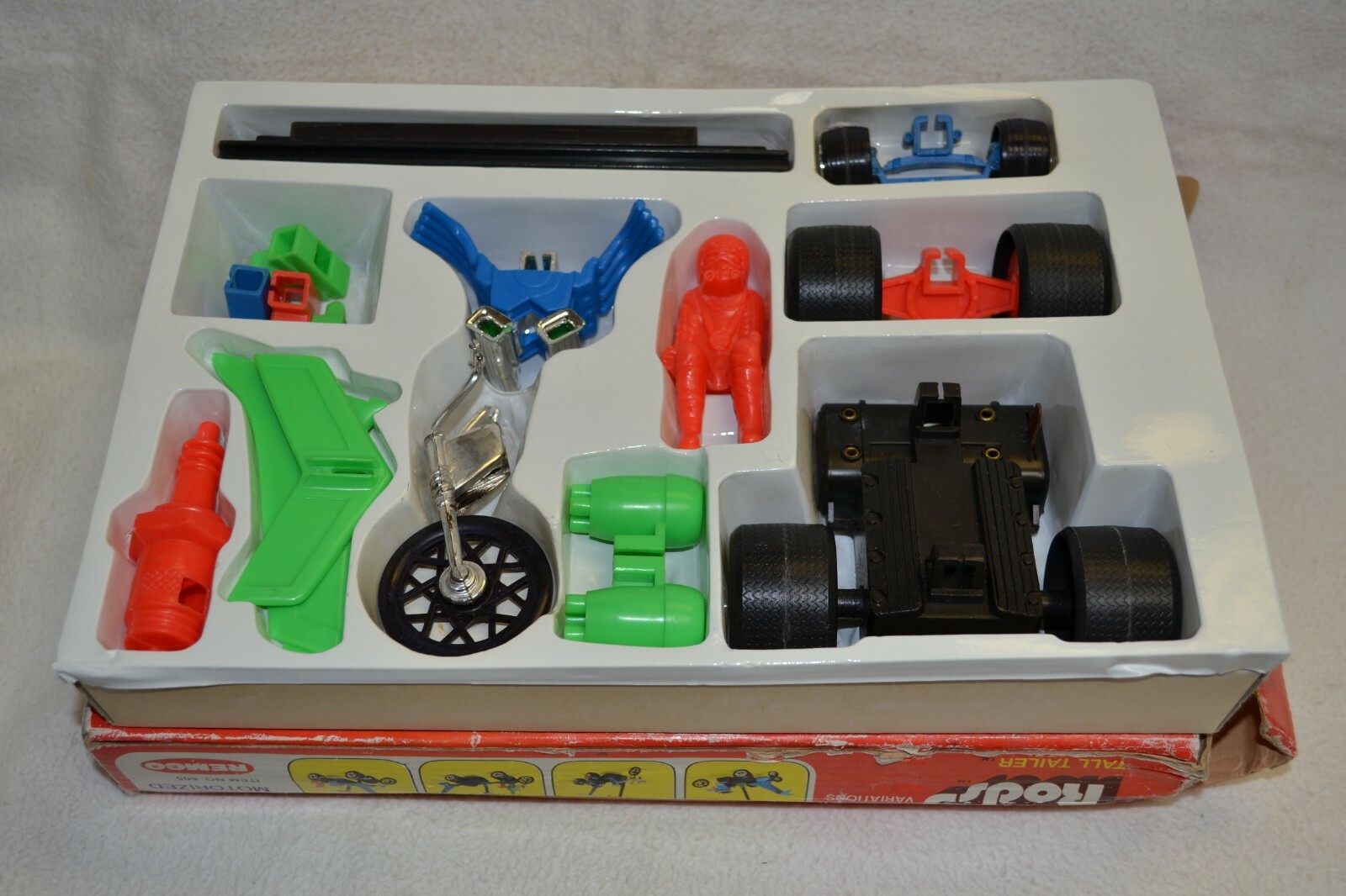 1976 Remco Toys Wacky Rods Tall Tailer Motorcycle Hot Rod Action ...