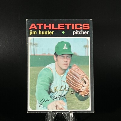 Jim Hunter 1971 Topps #45 Athletics Vintage HOF LOOK!! | eBay