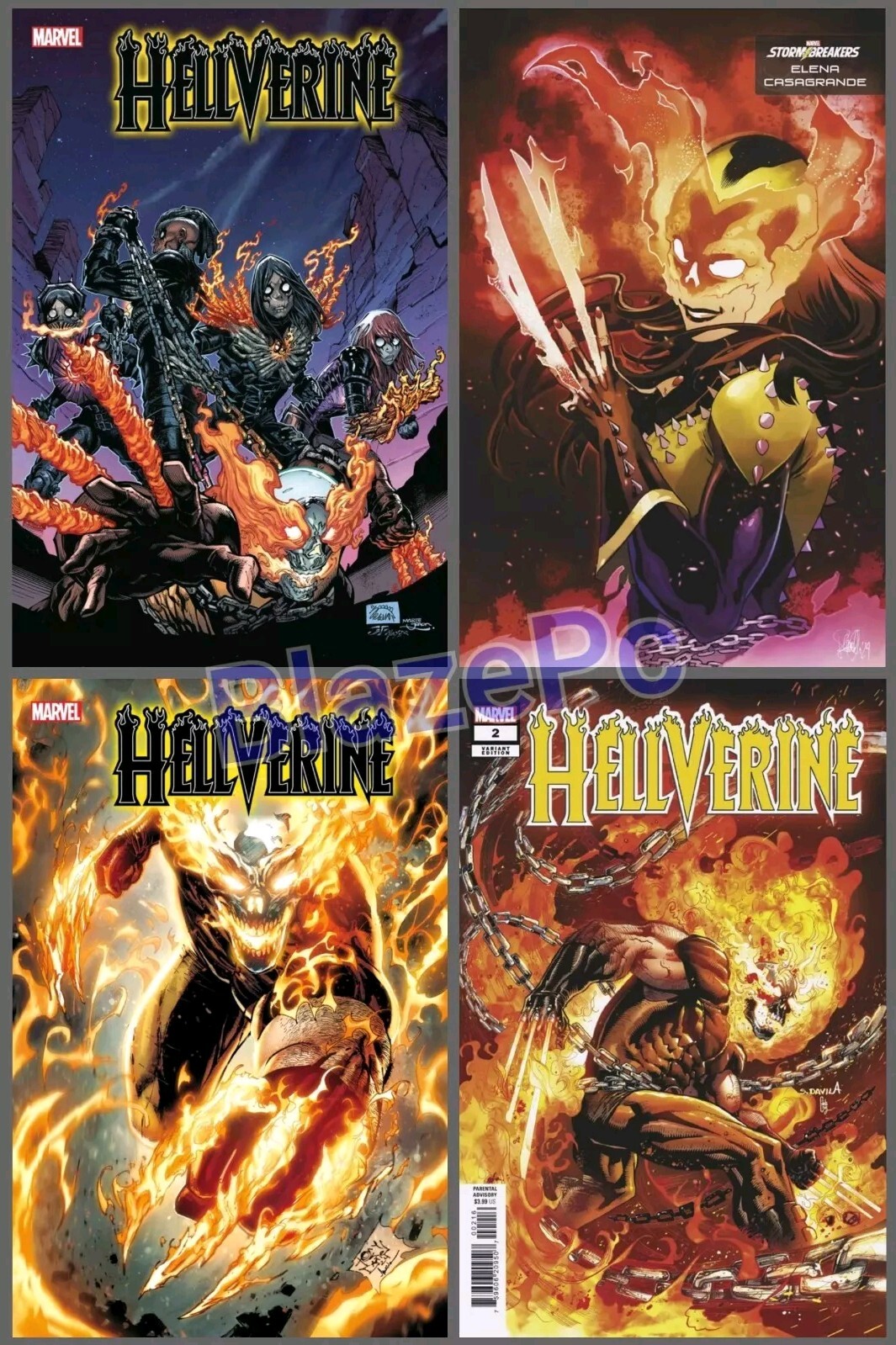 Hellverine #2 Cover A B C Variant Set or 1:25 Options Percy Marvel 2024 NM | eBay
