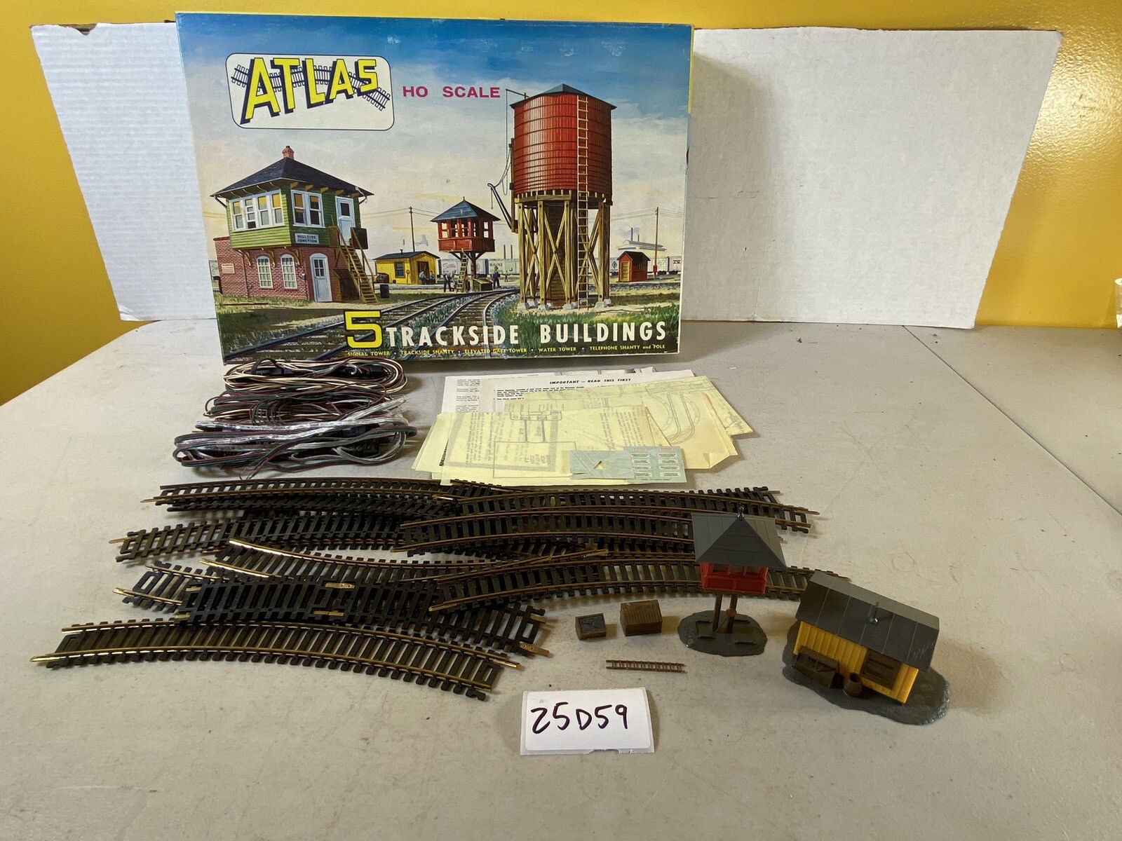 Atlas HO Scale Trackside Buildings Vintage Model Train Railroad Lot ...