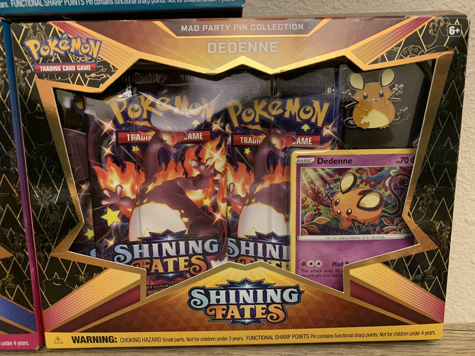 Lot x3 Pokemon Shining Fates Mad Party Pin Collection Rime Polteageist ...