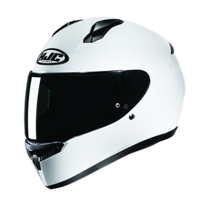 HJC C10 Solid Full Face Helmet White Md | eBay