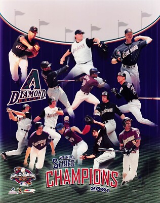 2001 Arizona Diamondbacks World Champions 8x10 Team Photo Collage | eBay
