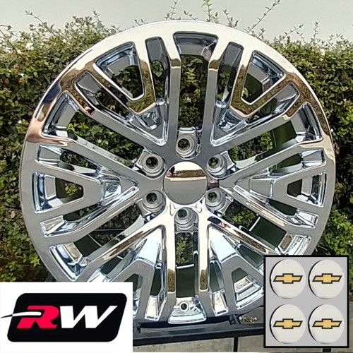 20 inch Chevy Silverado 1500 Replica Wheels Chrome 2019 GM Accessory ...