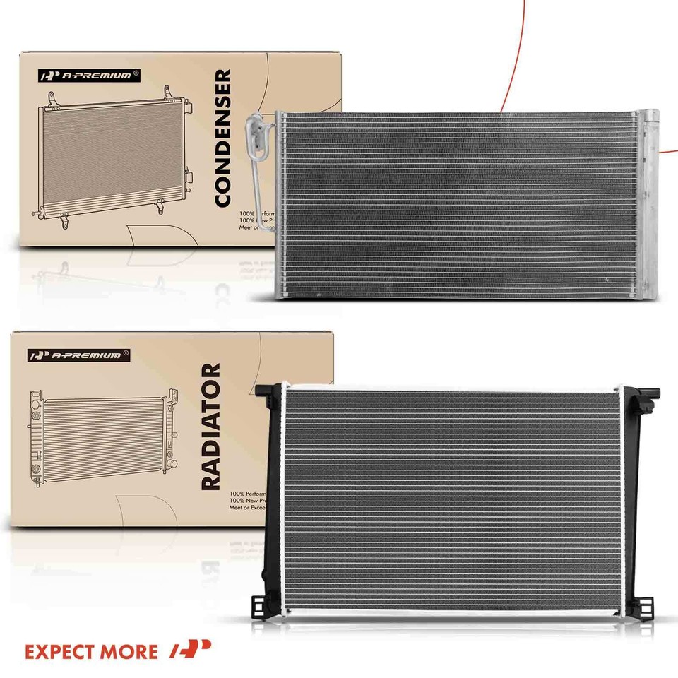 New Radiator & A/C Condenser Cooling Kit for Mini Cooper Countryman ...