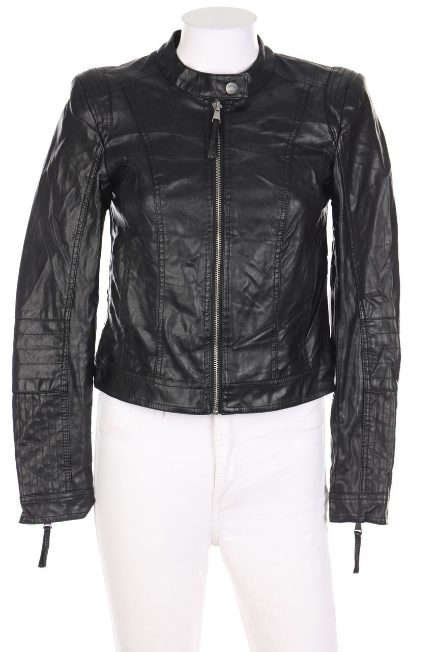 AMISU Faux Leather Jacket D 36 black | eBay.de