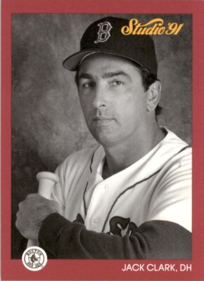 1991 Studio Jack Clark Boston Red Sox #13 Baseball Card | eBay