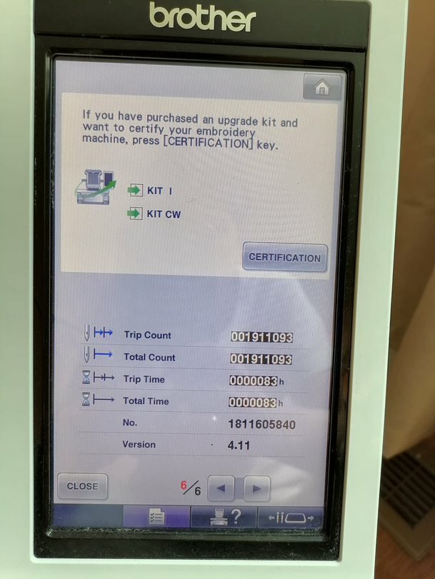 Brother PR1000e Entrepreneur 10 Needle Embroidery Machine | eBay