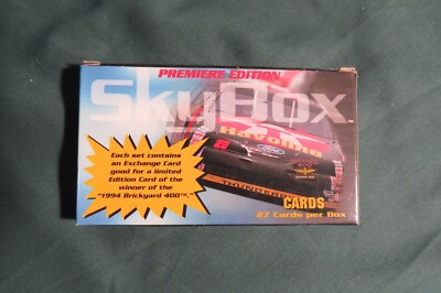 1994 Skybox Premiere Edition NASCAR Racing 27 Card Boxed Set | eBay