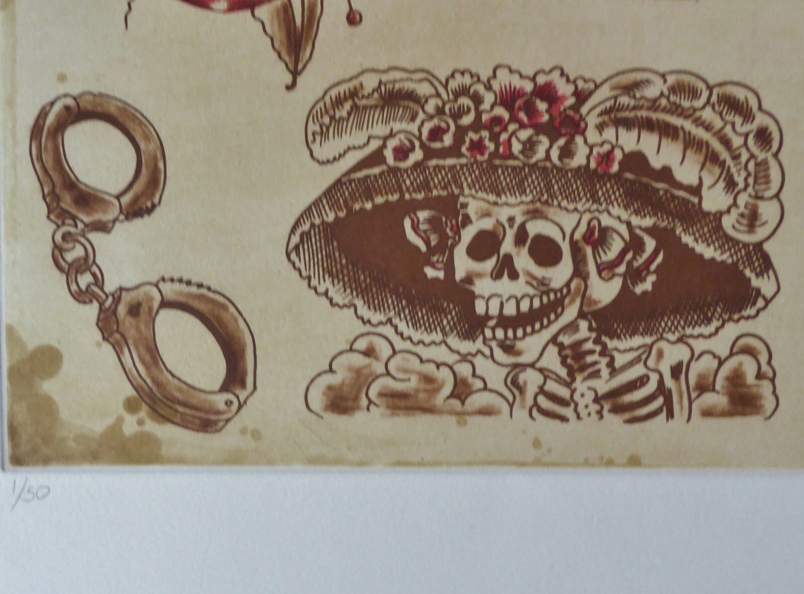 Dr.LAKRA (Jeronimo Lopez Ramirez) HAND SIGNED Etching Mexican Tattoo ...