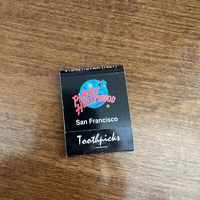 Planet hollywood San Francisco toothpicks vintage book cover stockton ...