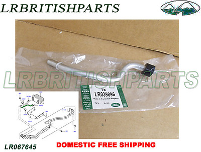 GENUINE LAND ROVER OIL COOLER INLET TUBE RANGE ROVER SPORT 10-13 LR4 ...