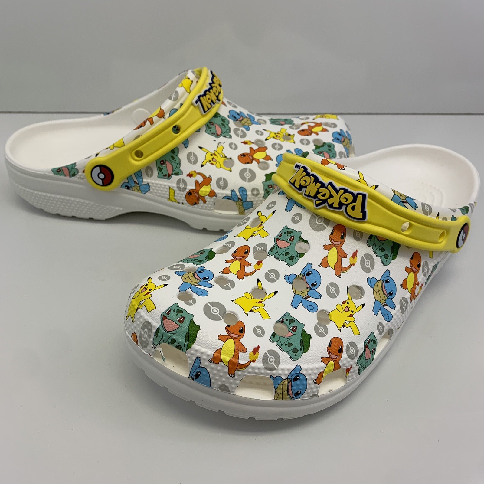 Crocs x Pokemon 2 Classic Clog Pikachu Squirtle Charmander Game Freak ...