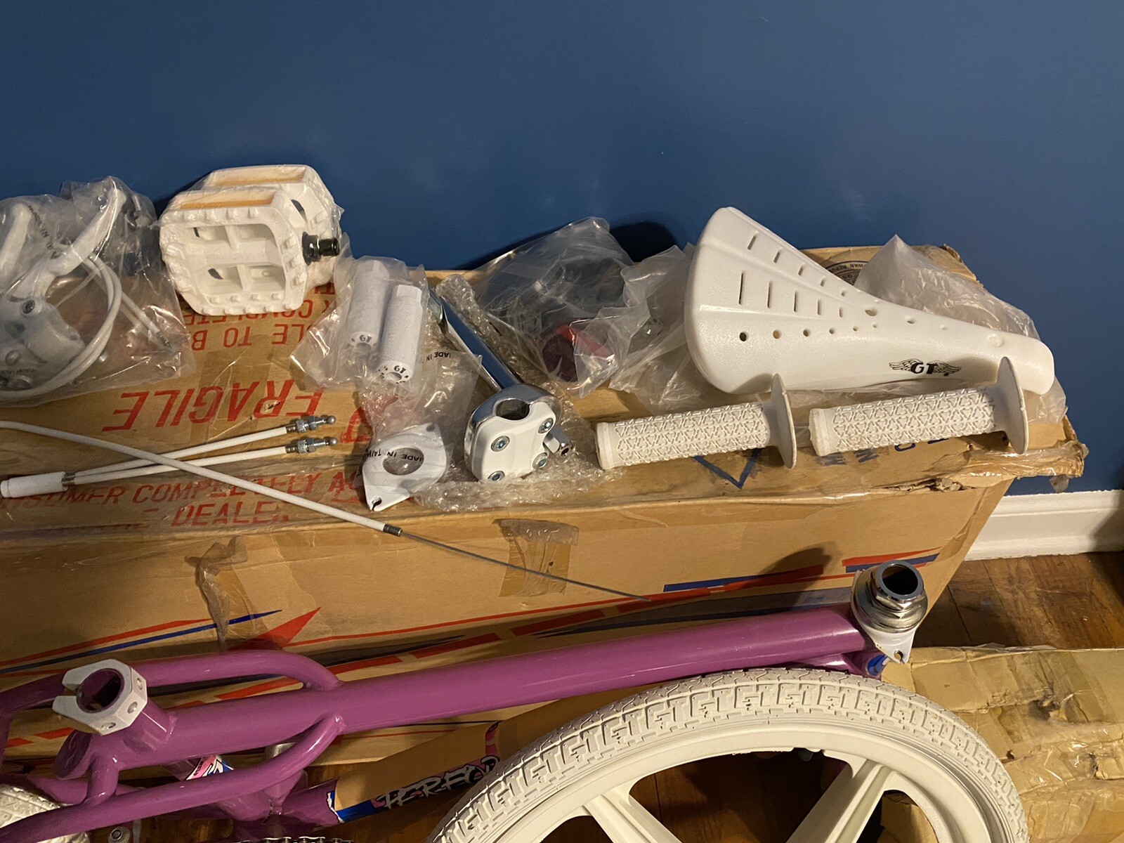 1987 GT Performer 20 Inch Lavender New In Box Never Assembled BMX NOS ...