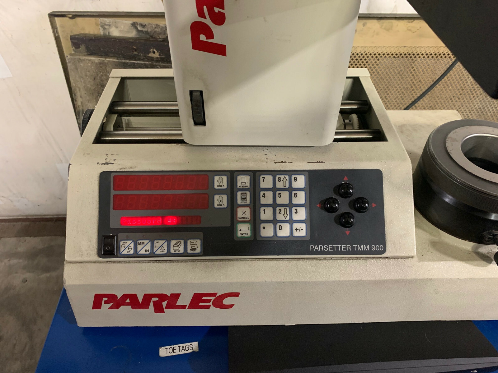 Parlec Parsetter TMM Programmable Tool Setter 50, 40, 30 Taper, w/ Test ...