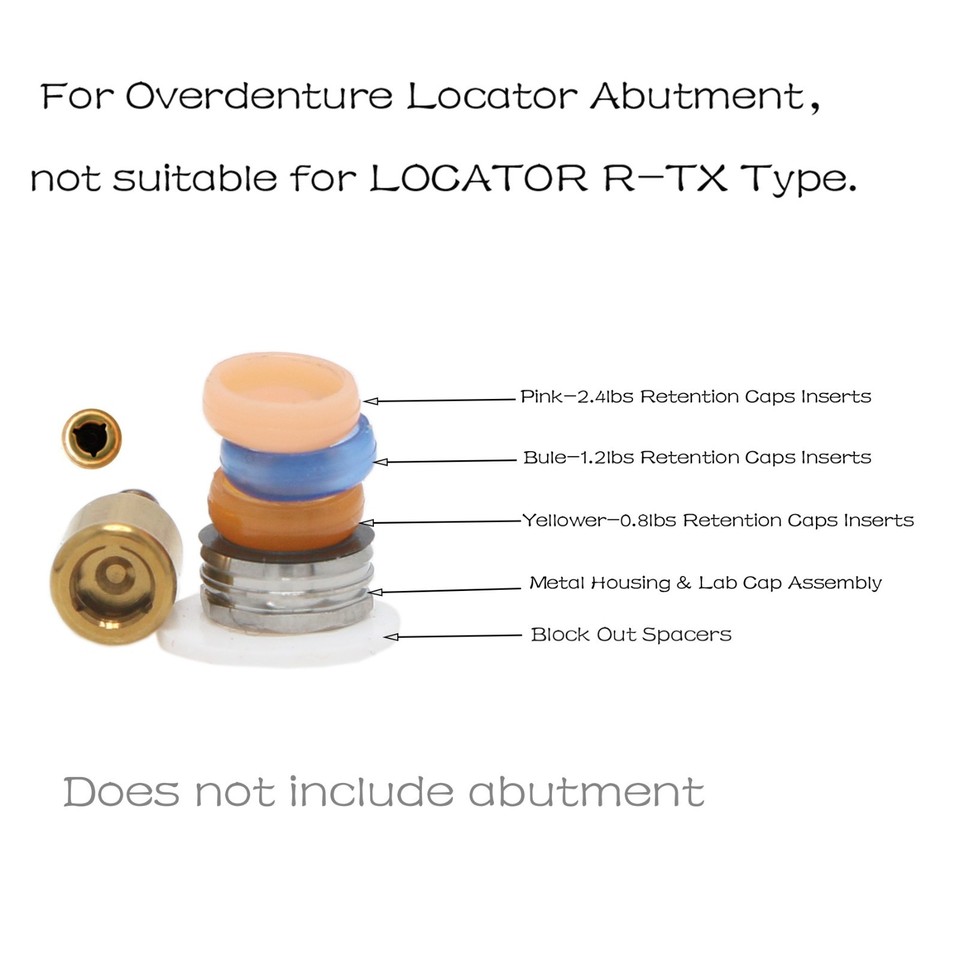 US Locator attachment abutment For Hiossen ET /Osstem TS Mini/Regular 1 ...