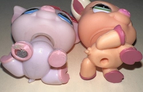 Littlest Pet Shop Lps Pig Lot (4) Authentic #87 #259 #361 #1595 Piggies ...