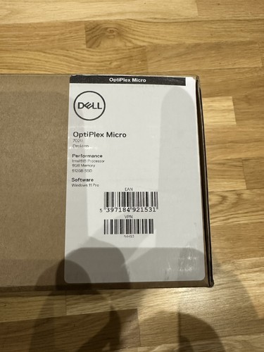 Brand new Dell Optiplex 7020 USFF PC Intel Core i5 12th gen 8GB RAM ...