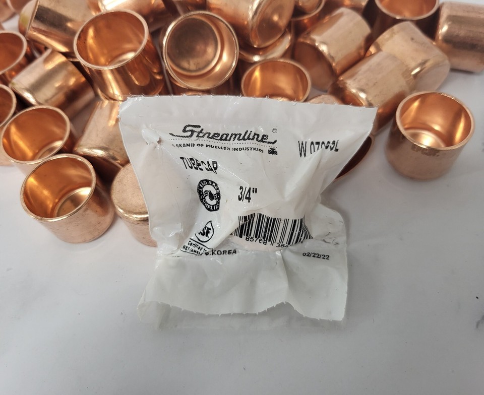 Copper Pipe Tube Caps - Various Sizes | eBay