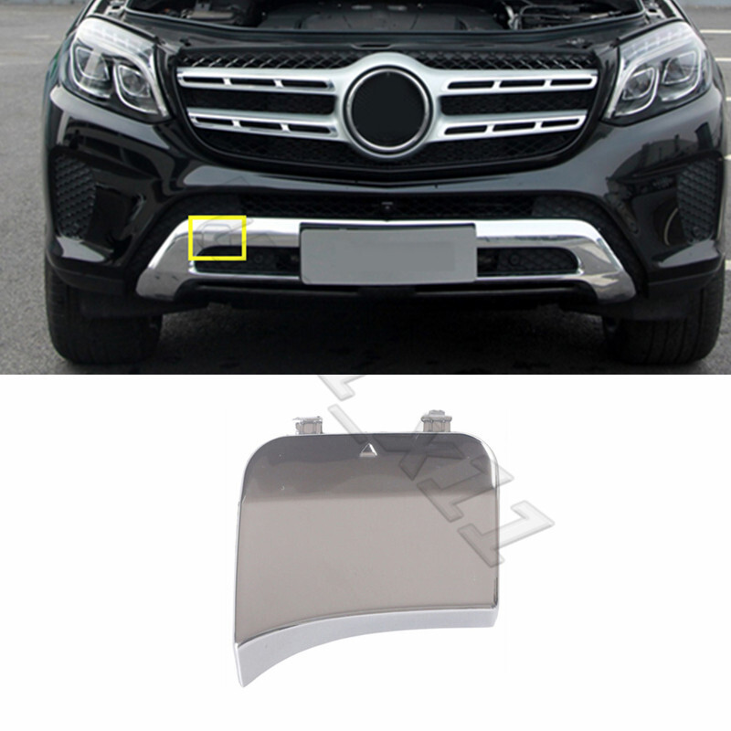 For 2017-2019 Mercedes X166 GLS450 Front Bumper Chrome Tow Eye Cap ...