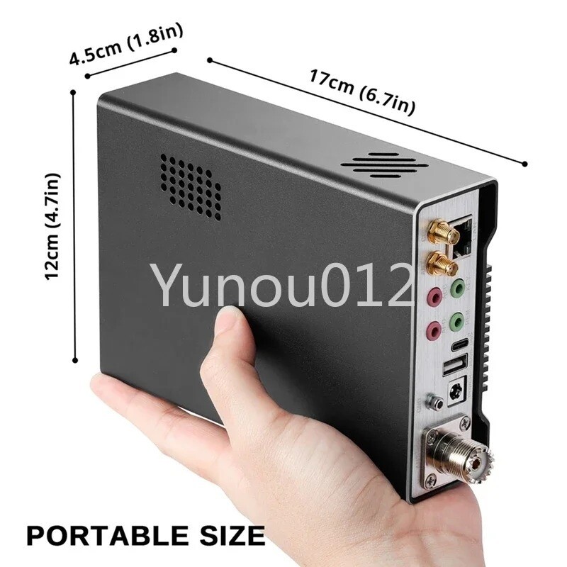 4Th Generation Q900 V4 100KHz-2GHz HF/VHF/UHF ALL Mode SDR Transceiver ...