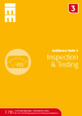 Guidance Note 3: Inspection and Testing by Jon Elliot (Paperback, 2008 ...