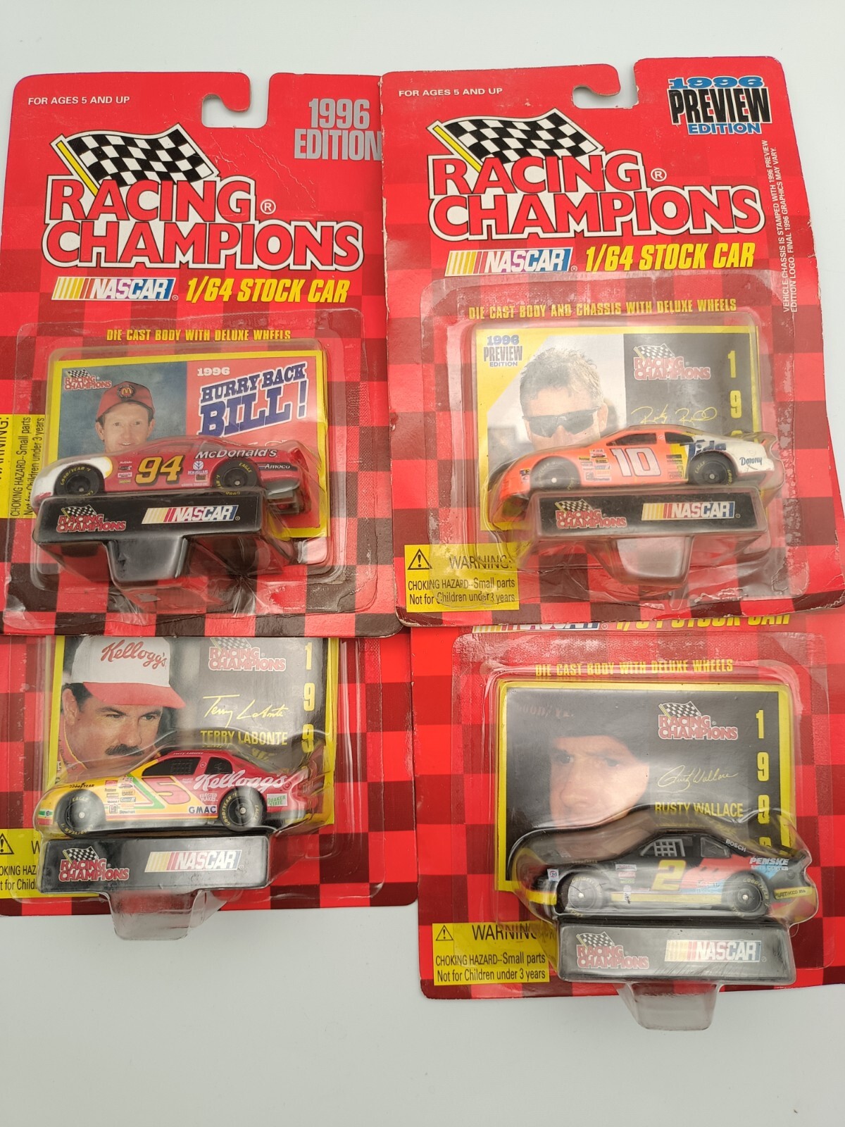 Racing Champions 1996 Edition Lot Of 4 S145 | eBay