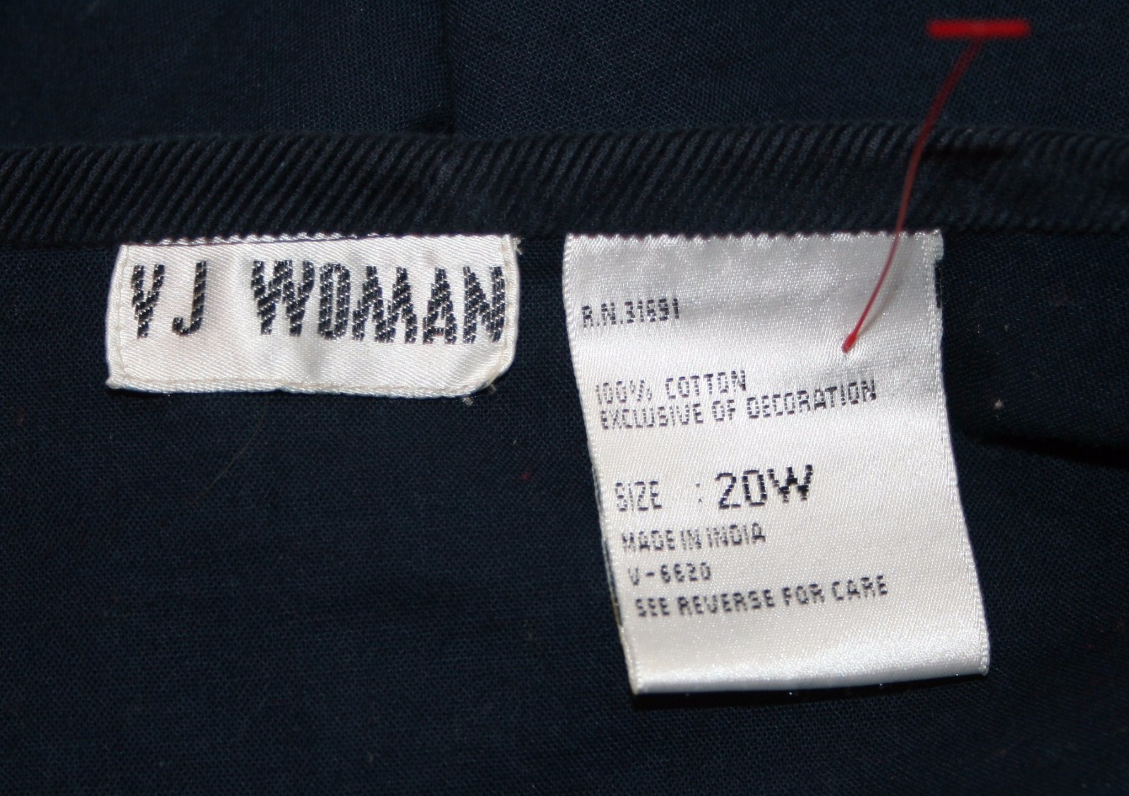 VJ Woman Beautiful Vest Sz 20 W 20W Plus Denim Woven Weave Fall Pumpkin ...