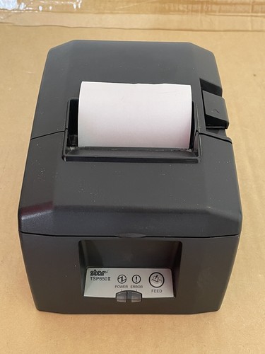 Star TSP650II Thermal Receipt Printer with Power Supply USB 10/100 BASE ...