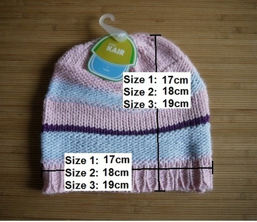 2x Kair Brand Baby Kids Girls Boys Knitted Beanie Hat Cap Bonnet 3 ...
