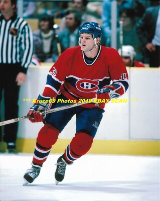 CHRIS NILAN Heads UP ICE 8x10 Photo MONTREAL CANADIENS TOUGH GUY ...