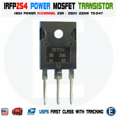 IRFP254 N-Channel MOSFET HEXFET Power Transistor TO-247 250V 23A 220W 0 ...