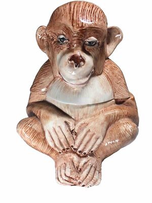 Vietri Italian Pottery Monkey Trinket/candy Jar Ceramic Italy 7.5” | eBay