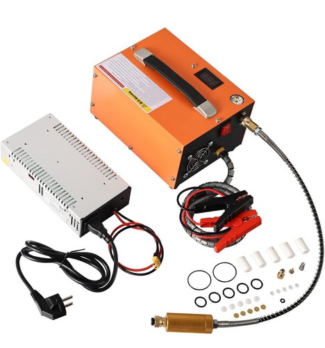 300bar Pcp Air Compressor 110V/12V Pump 4500PSI 30Mpa High Pressure ...