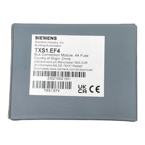 SIEMENS TXS1.EF4 - BUS CONNECTION MODULE, 4A FUSE | eBay